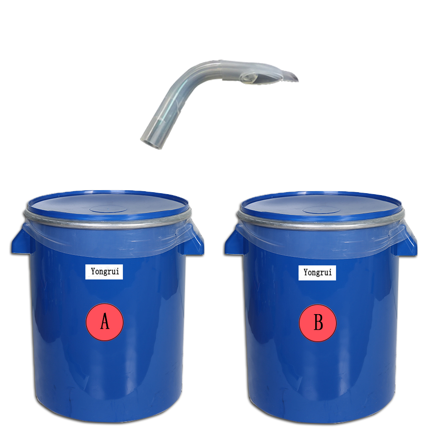 Food Grade Silica Gel 2 Part Liquid Silicone Rubber Glue For Hollow ...